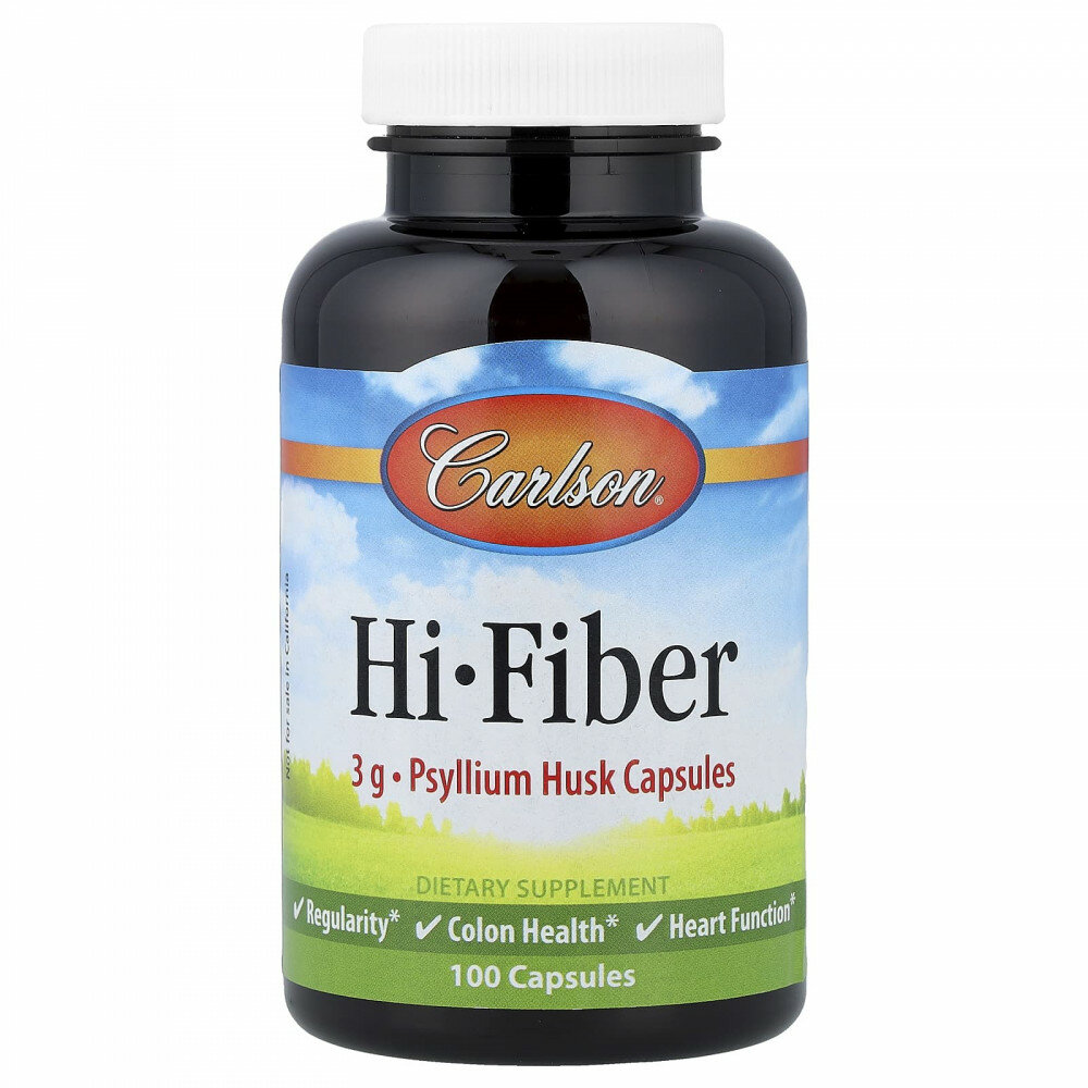 Carlson, Hi-Fiber, 100 капсул