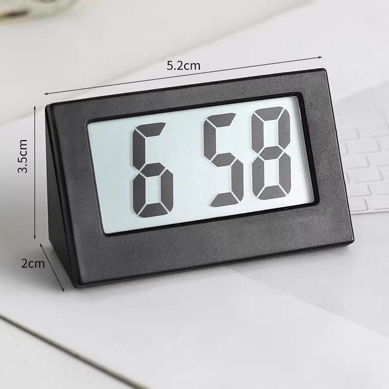 Светящийся настольный будильник, бесшумный, простой, с высокой эстетической ценностью, цифровые электронные часы для использования на студенческом столе.