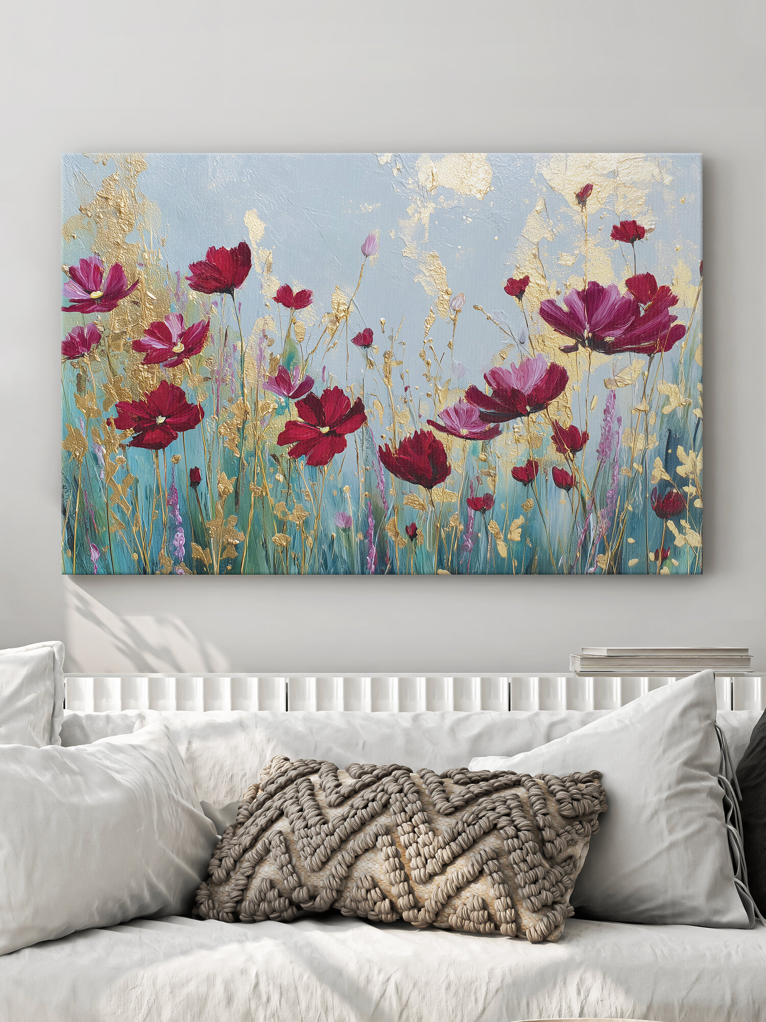 Большая картина Postermarket "Маки" на холсте с подрамником 60х90 см