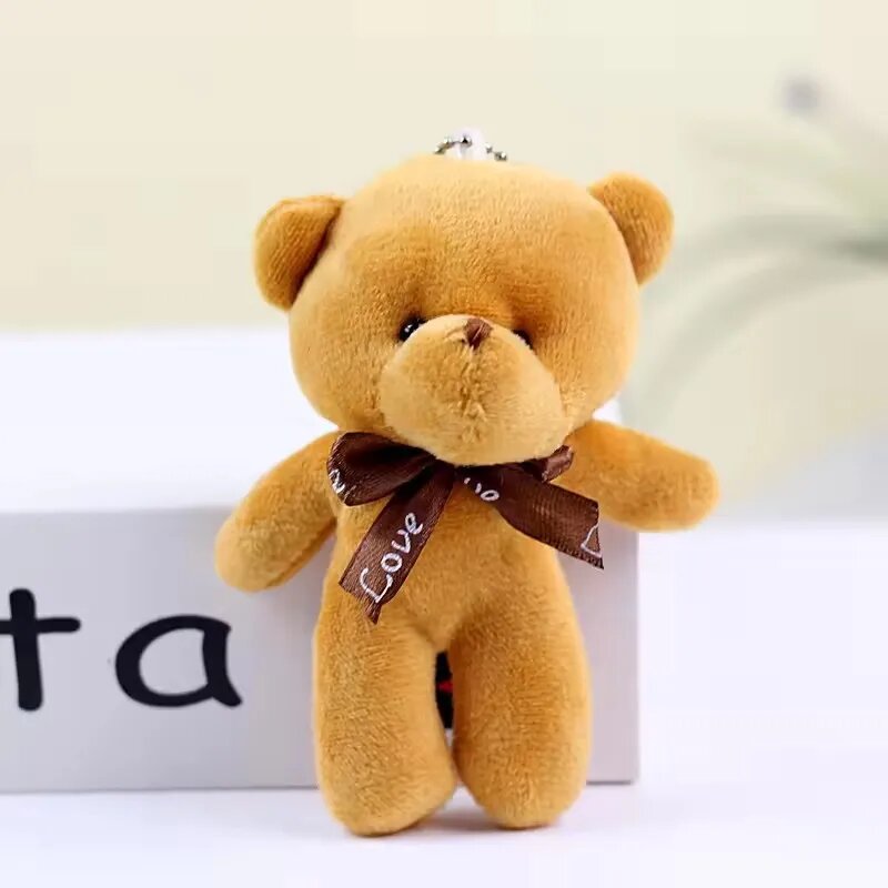 Плюшевый мишка, набор из 10 штук Коричневый, BROWN