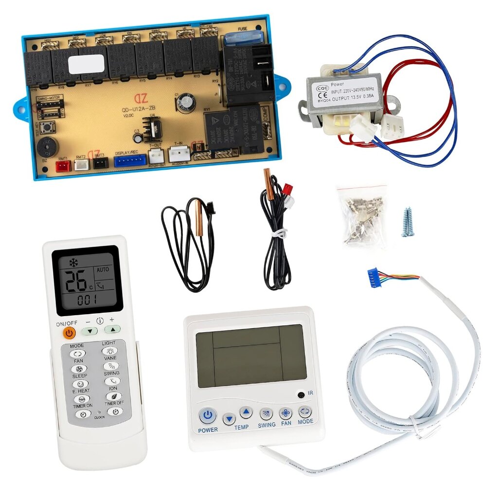 Интеллектуальный Терморегулятор QD-U12A Пластиковая Плата Управления для Ремонта и замены Кондиционера