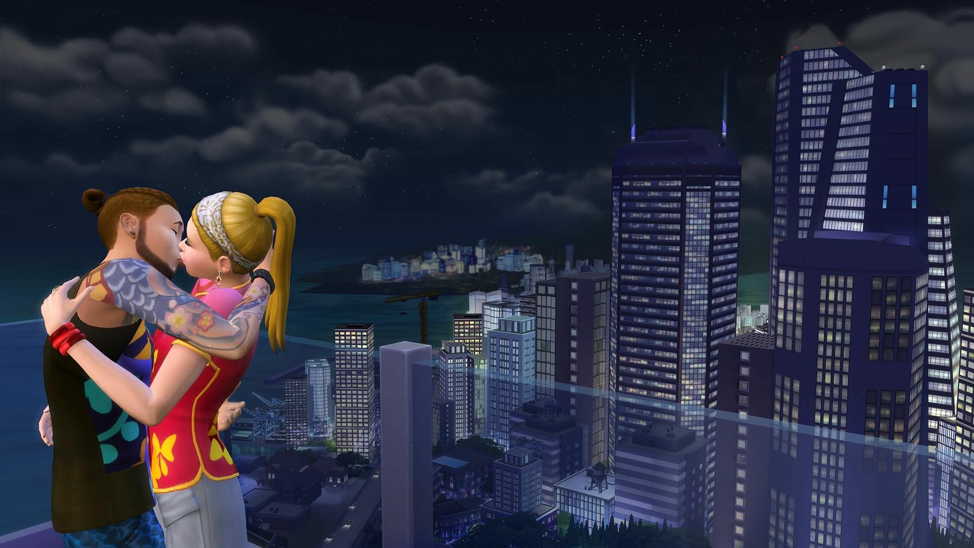 The Sims 4 - City Living + Dine Out + Bowling Night Stuff DLC Набор PC EA App Ключ