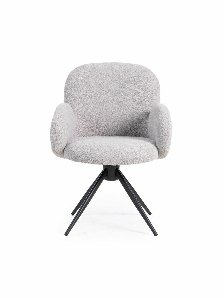 Кресло Askona (Аскона) Майло светло-серый букле