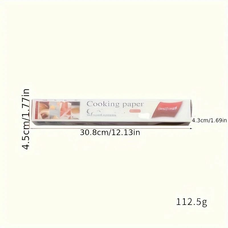 Бумага для выпечки силиконизированная с рисунком газета 5 м (пергамент) в рулоне