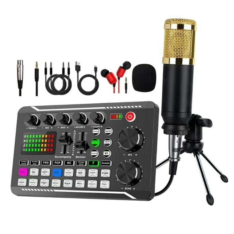 Набор микрофонов для звуковой карты F998-Jinwang Desktop