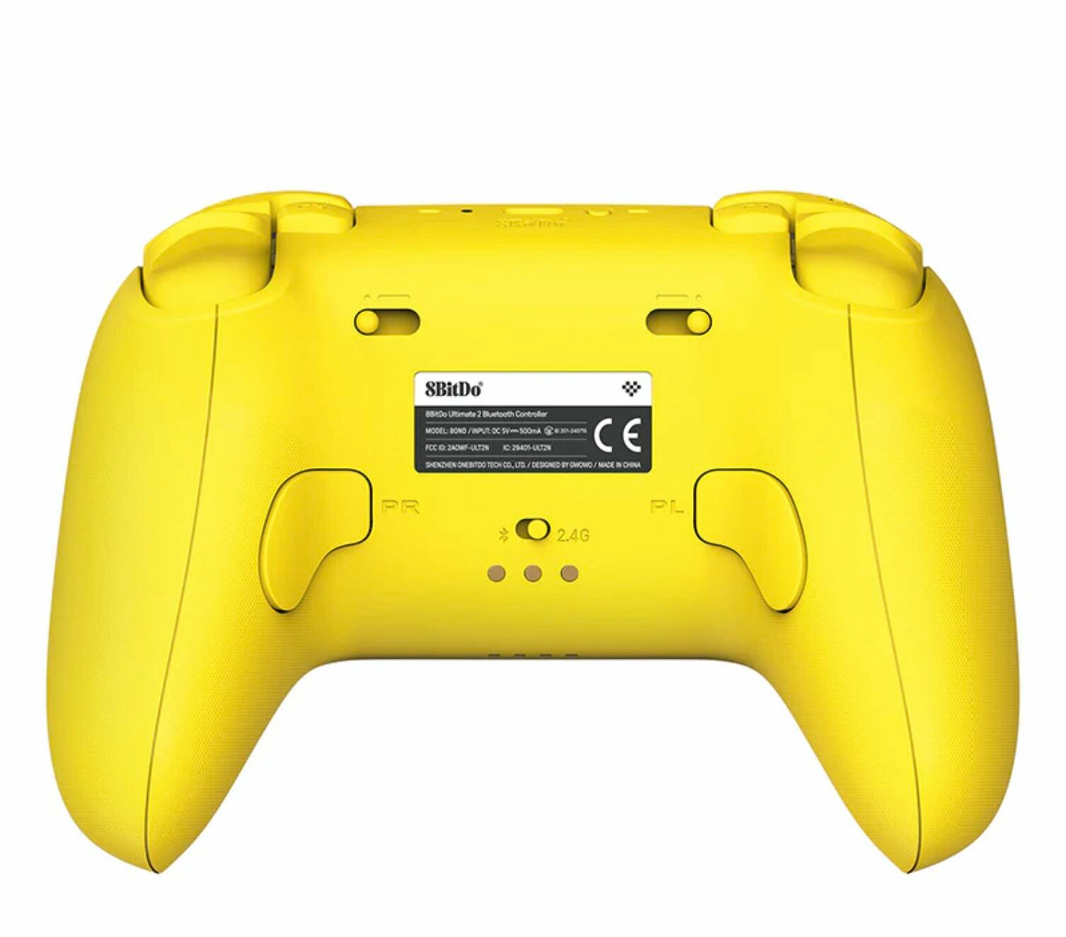 Геймпад 8BitDo Ultimate 2 Bluetooth Controller, желтый, для Nintendo Switch / Switch 2, Windows и Android — фото 1