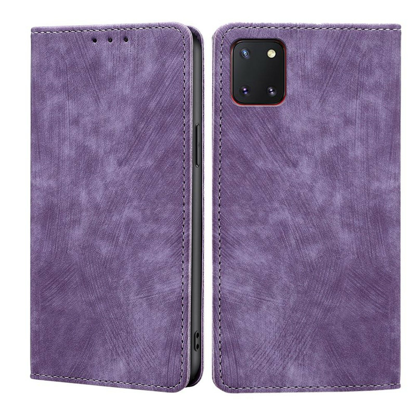 Чехол-книжка MyPads для Samsung Galaxy Note 10 Lite / A81 мягкое прикосновение фиолетовый