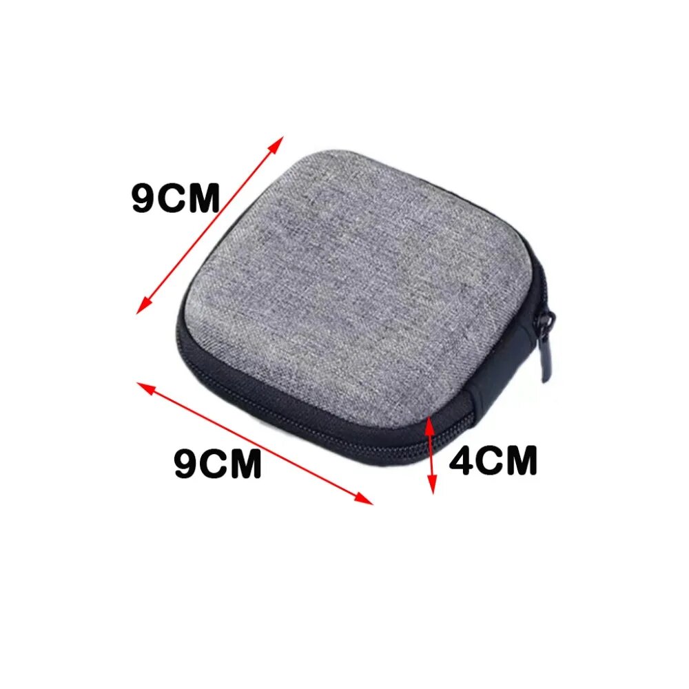 Сумка для хранения 9x9x4см, серая