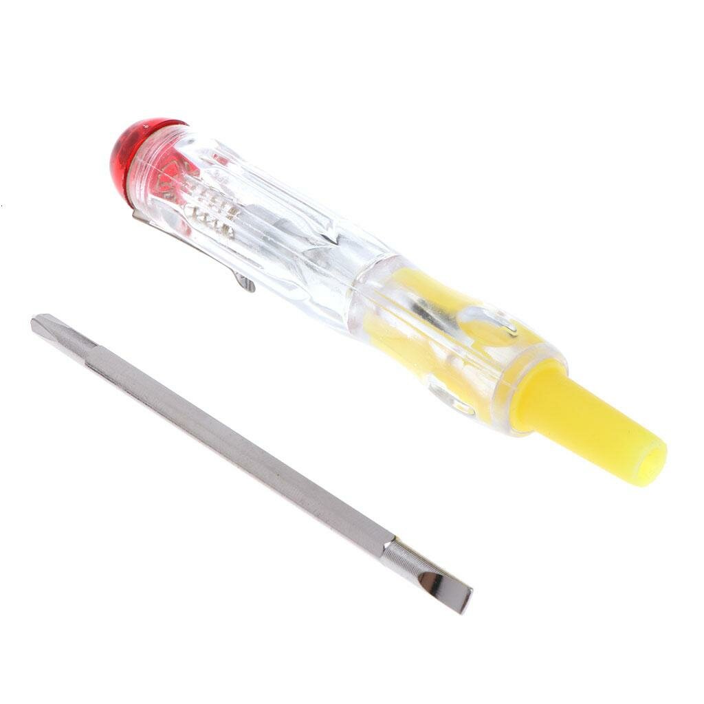 Электротестер-отвёртка карманный, Белый - Другое