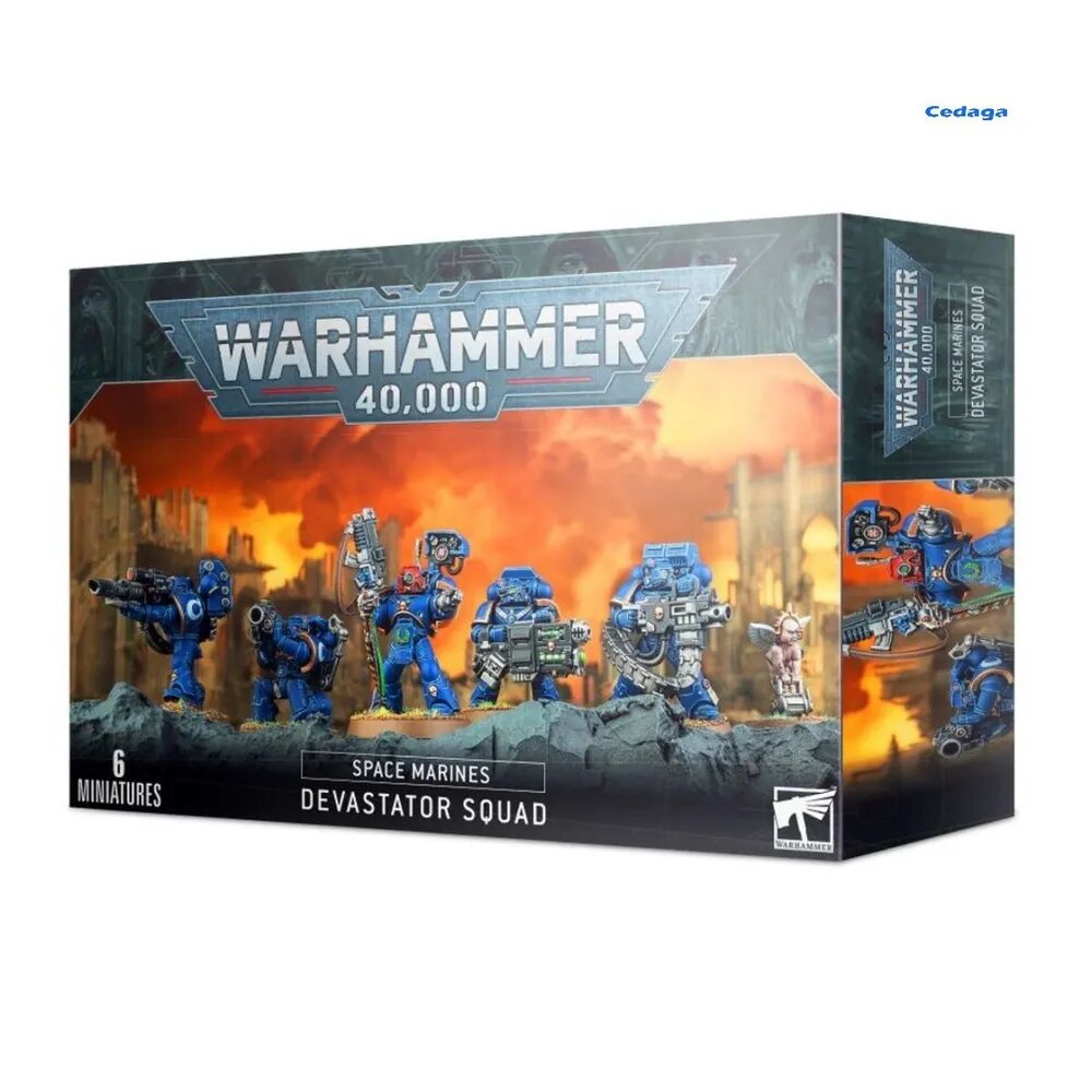Warhammer 40000 миниатюры - DEVASTATOR SQUAD Сборная модель из пластика, масштаб 1/96