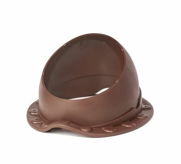 Проходной элемент Krovent Base-VT Wave 125/150, коричневый, для металлочерепицы