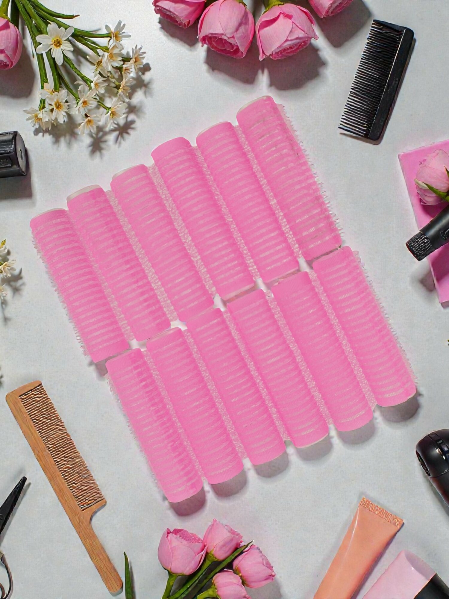 Бигуди-липучки Beautella, диаметр 1.5см, 12шт