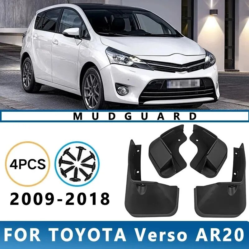 Брызговики, арт. TOYOTA Verso AR20 2009-2018 2010 2011 2012 Брызговики передние и задние крылья автомобильные аксессуары