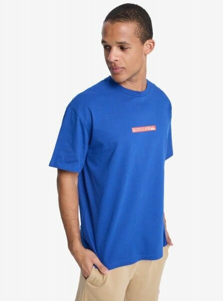 Футболка Quiksilver, размер S, синий — фото 1