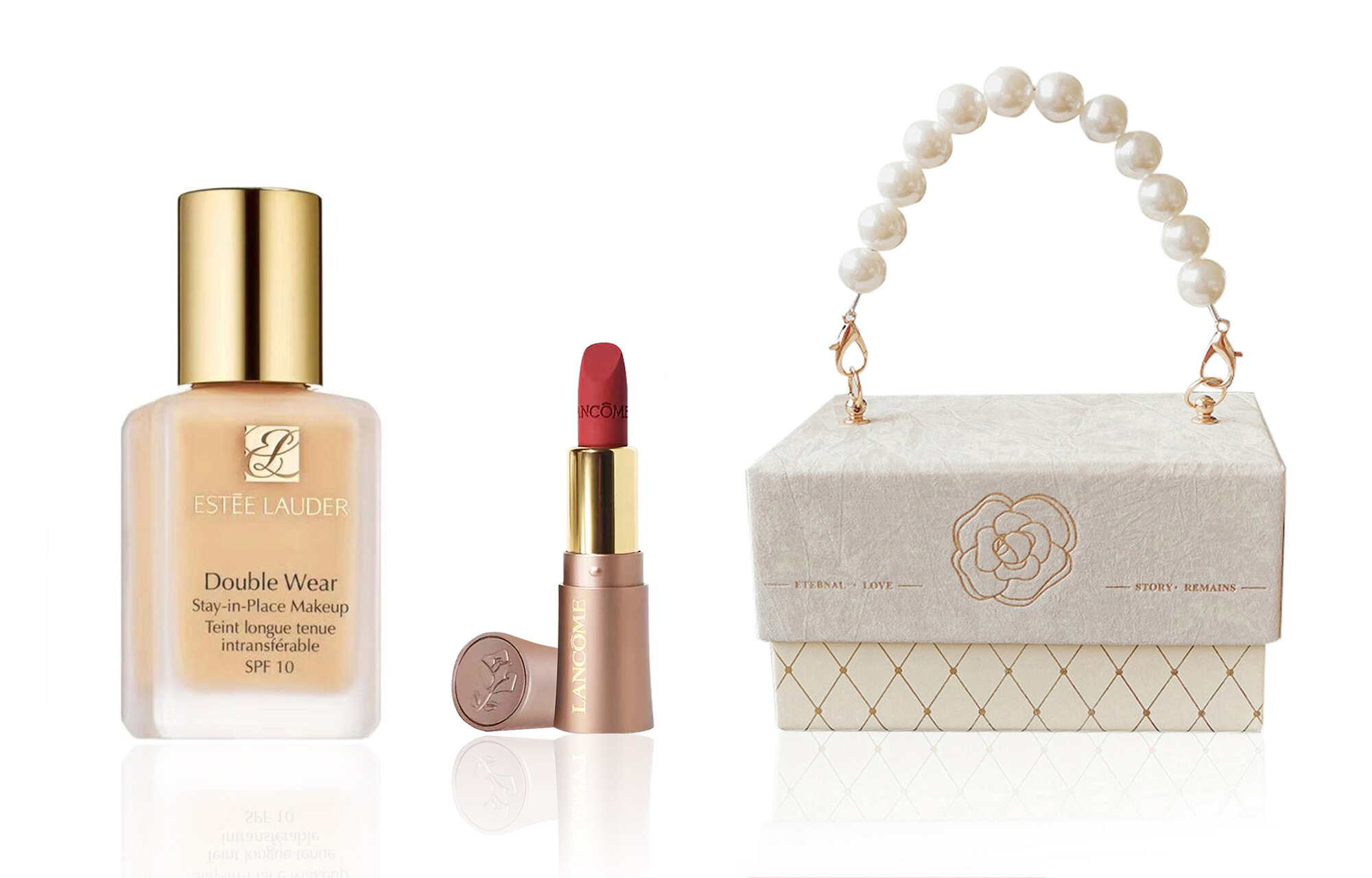 Косметический набор женский ESTEE LAUDER 5718410, в жемчужной коробке в стиле Chanel с DW