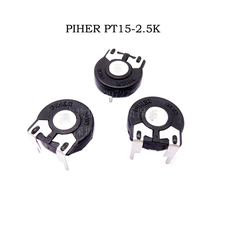 Потенциометры PIHER PT15-252 2.5k 10 шт.