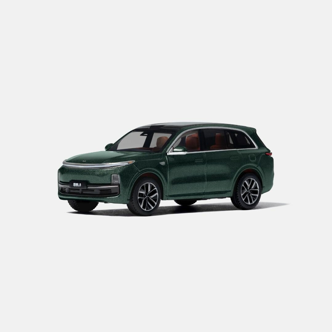 Li Auto L6, L7, L8, L9ONE Mega 1:64 Модель автомобиля из литого под давлением металла, работающая на новой энергии