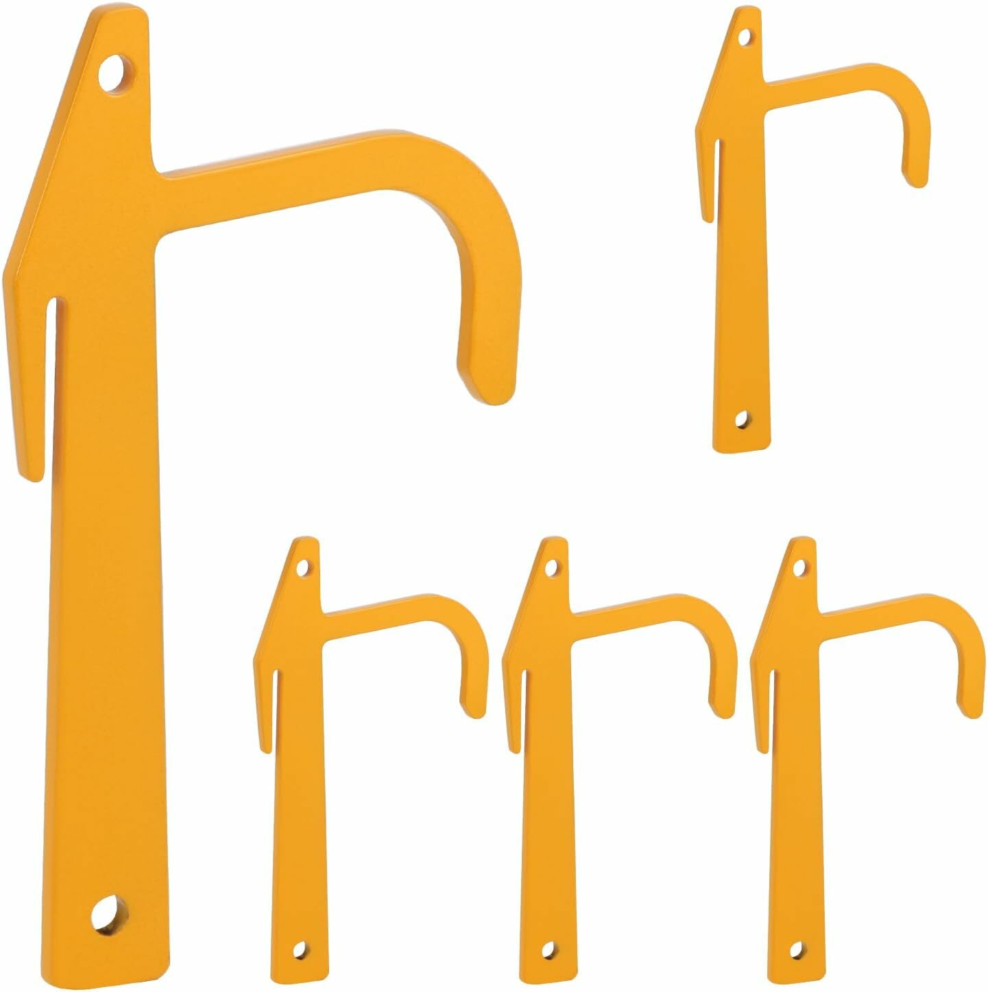 Цепная звеньевая банановая клипса QWORK, 5 упаковок инструментов с крючком и петлей, комплект для натяжения стального забора колючей проволоки, проволока