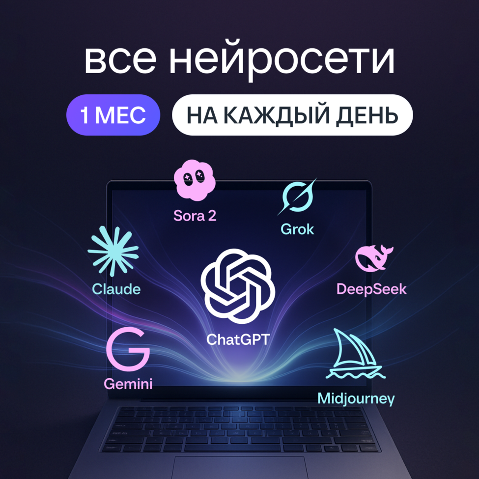 AIAcademy: все нейросети - тариф "На каждый день"