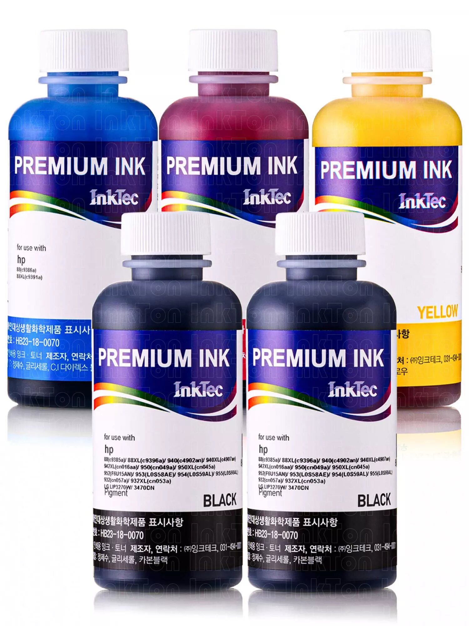 Чернила для принтера HP Designjet T120, T520, T125, T130, T525, T530, HP 711, 500 мл, комплект