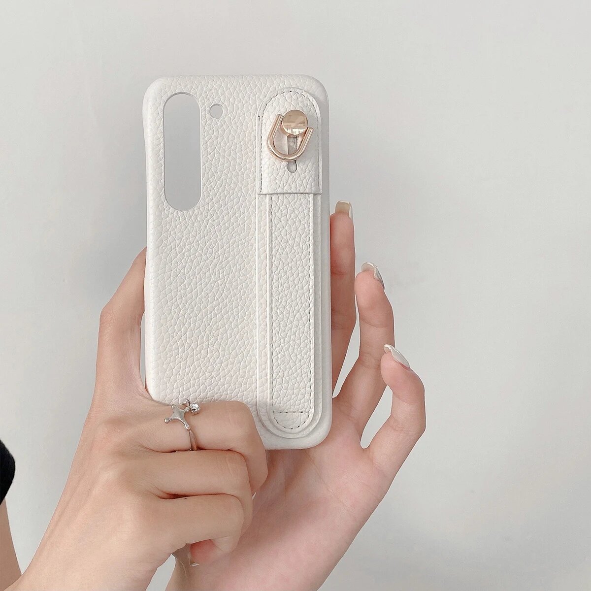 Роскошный кожаный чехол для карточек для Galaxy S20 S21 FE S22 S23 S23 S24 Белый, White, For S20 FE