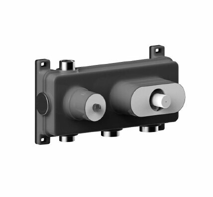 Внутренняя часть Fantini 19 00 D372A смесителя для душа, термостат, 2 источника, 3/4"