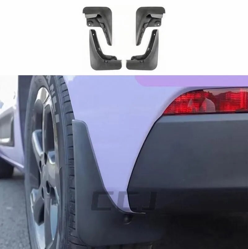 Брызговики, арт. Автомобильный стайлинг Крышка крыльевой пластины для Dongfeng Nammi 01 Box 2024 2025 Передний и задний брызговик колеса Брызговик Защита брызговика Аксессуары для брызговика_L, 4 шт.