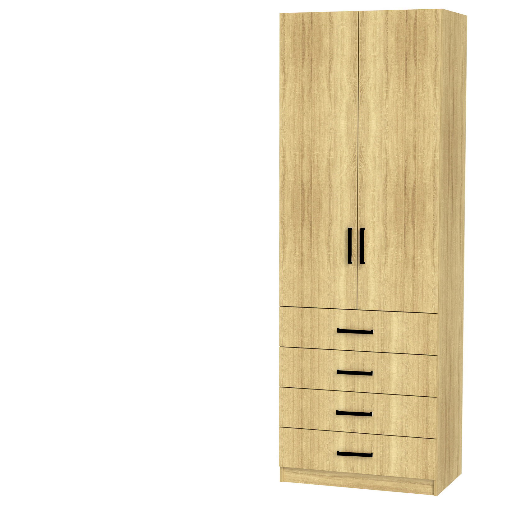 Шкаф-пенал для одежды Феникс М-7 60/210/52 Дуб сонома