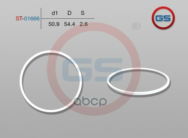 Тефлоновое кольцо 50,65*54*2,6 GS арт. ST-01666