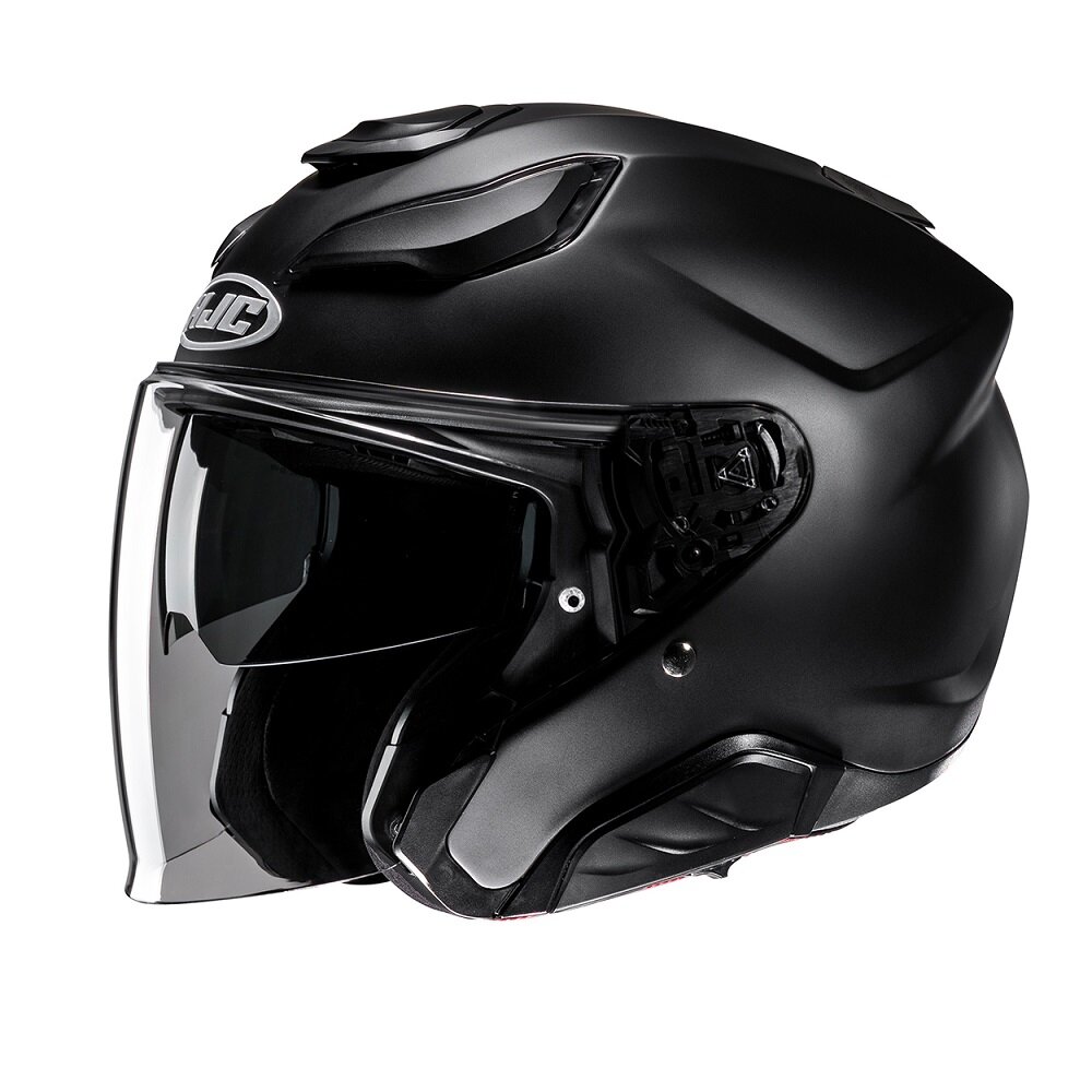 Мотошлем HJC F-31 SEMI FLAT BLACK. XL. Черный-матовый