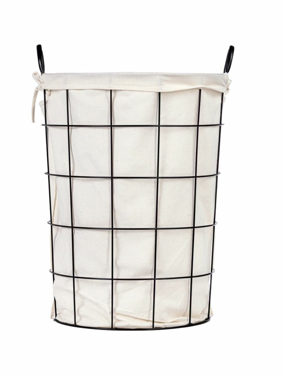 Корзина для белья Askona Home ( Аскона ) Laundry 40*60,4, металлический дизайн