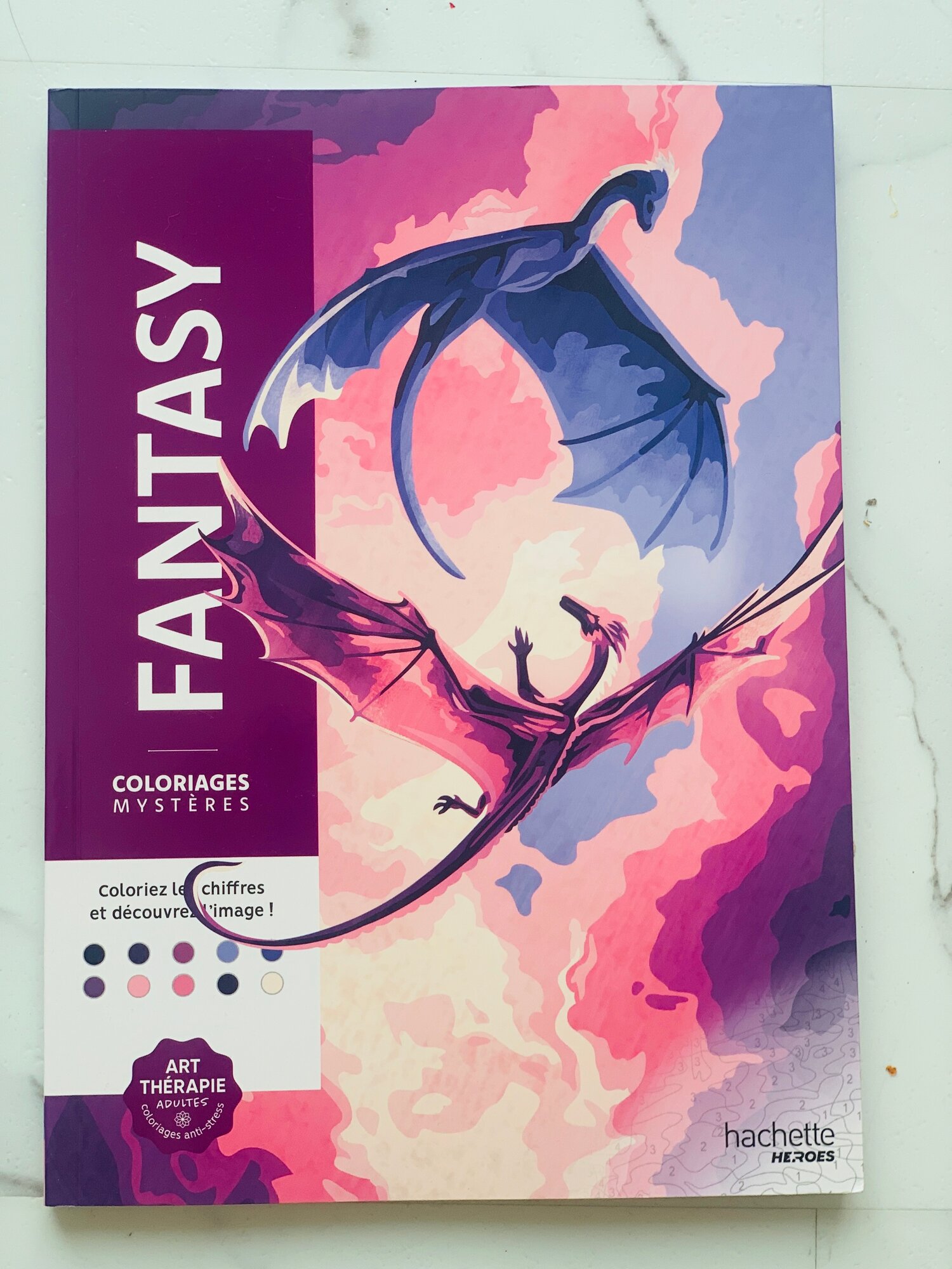 Раскраска по номерам Coloriages mysteres Disney Fantasy