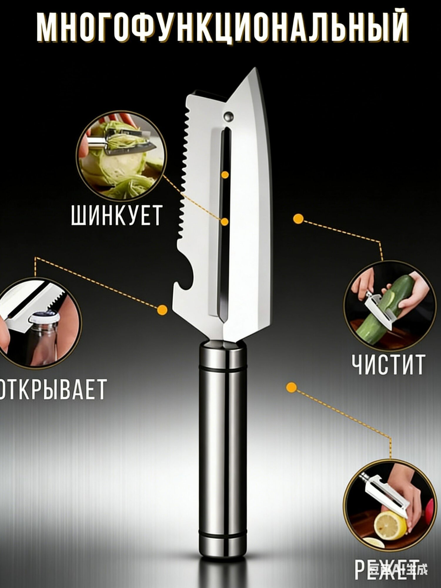 Нож для капусты шинковка 3 в 11