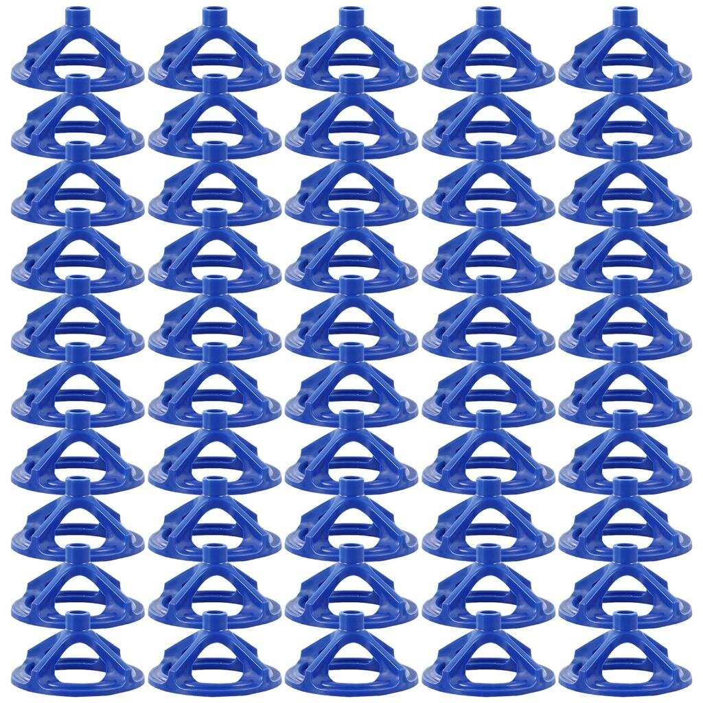 Керамические выравнивающие клипсы для плитки, 100 шт, синий орех