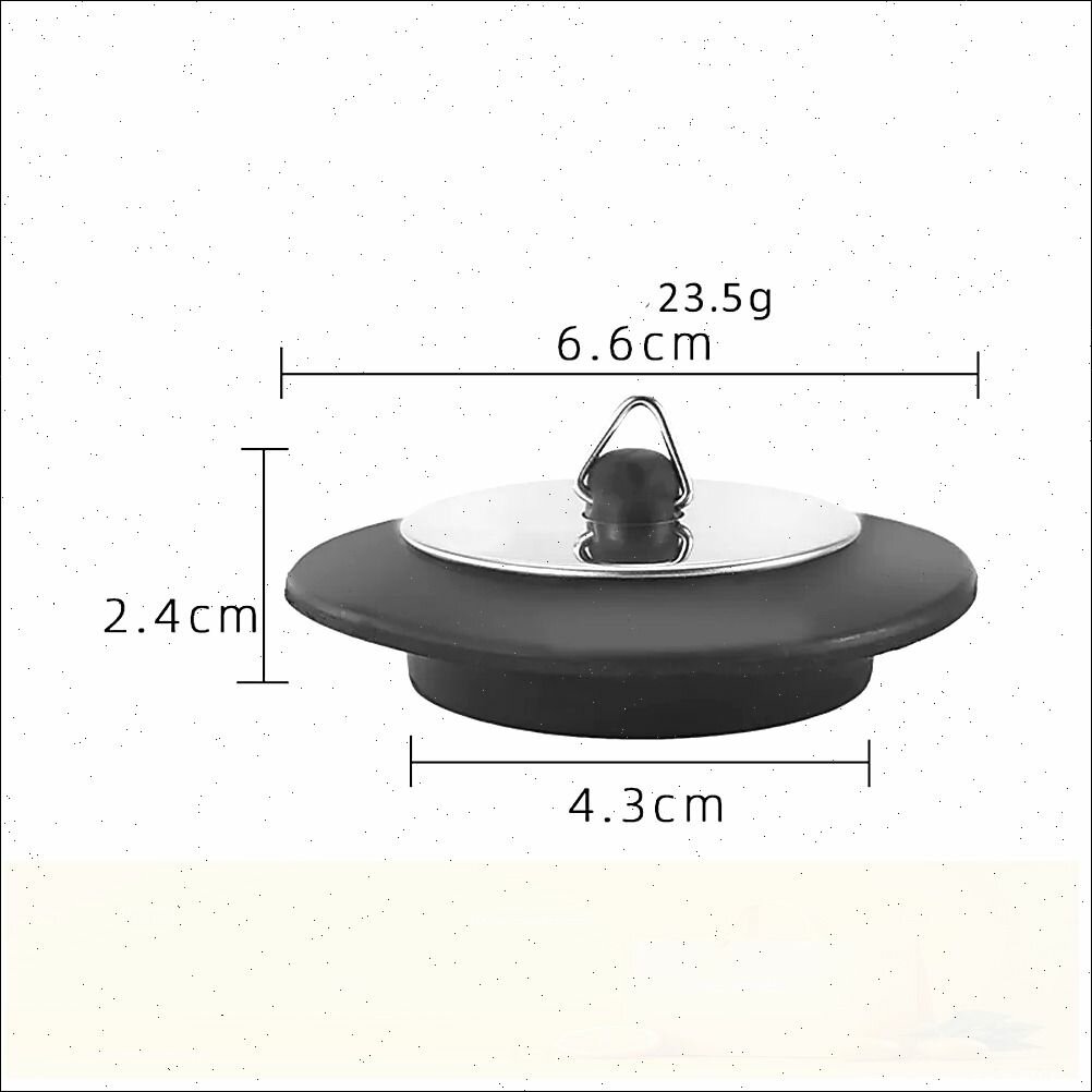 Пробка для ванны с цепочкой для слива 43мм. Затычка для ванной, сливная пробка.