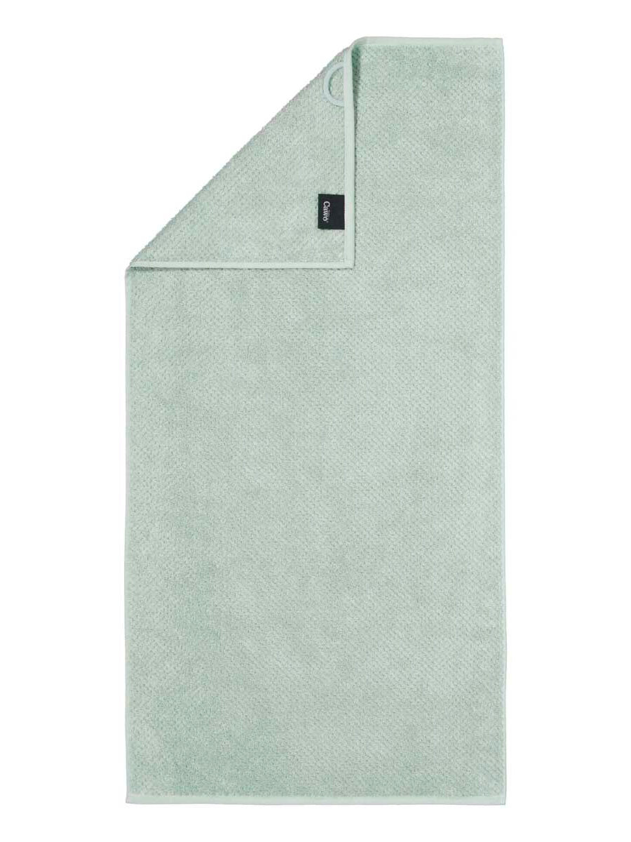 Полотенце махровое Cawo Pure 80x150см, цвет зеленый, плотность 500 г/м2