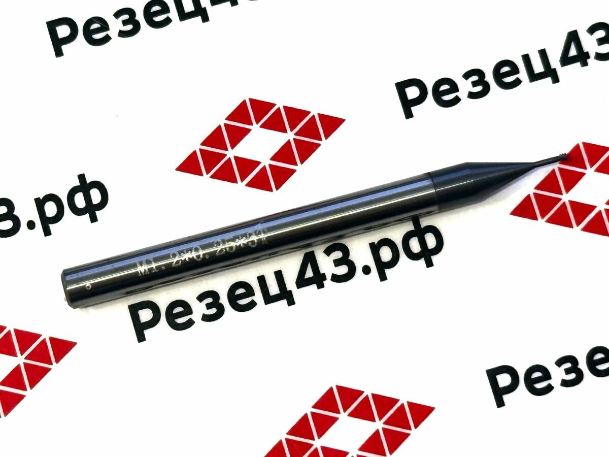 Концевая твердосплавная резьбовая фреза трехрядная М1,2х0,25 (P, M, K)