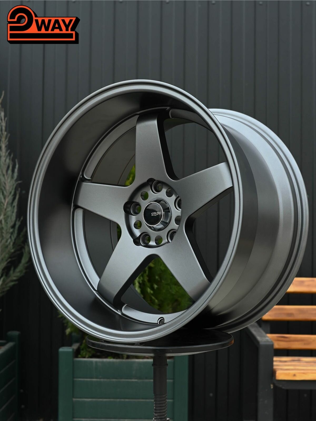 R18 Диск литой Taigiro LM 10.5J ET15 5*114.3 Мат графит ЦО: 73.1