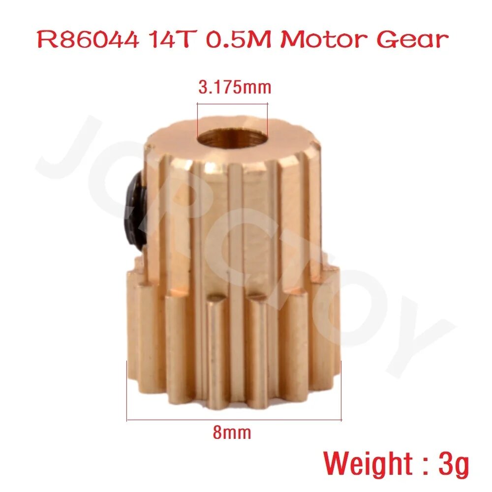 Металлические шестерни мотор-редуктора TBSCRC для RGT 1/10 Rock Cruiser Crawler 86100