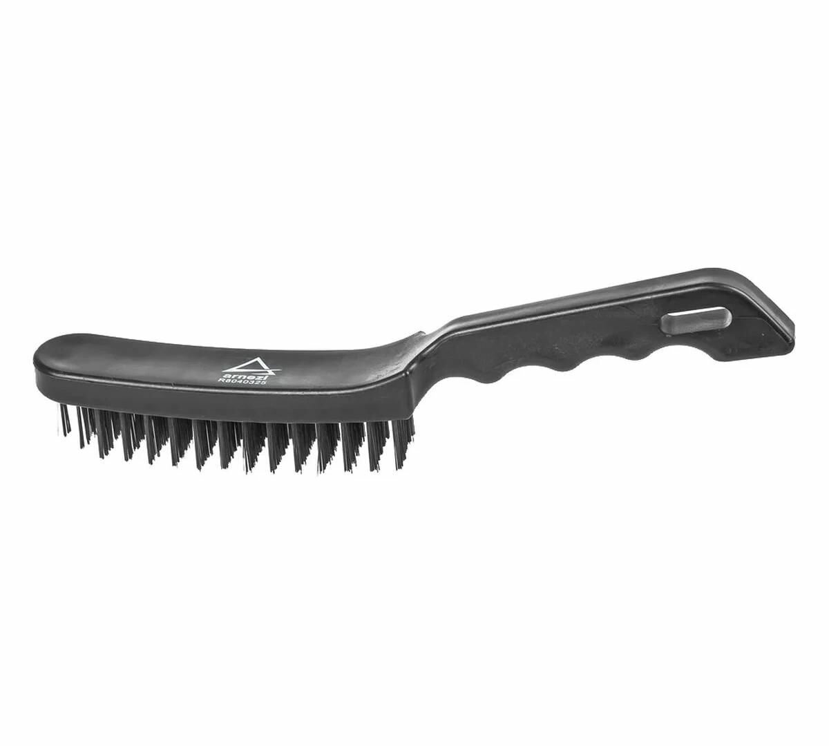 Щетка зачистная ARNEZI R8040325 металлическая 5-рядная, с пластмассовой ручкой