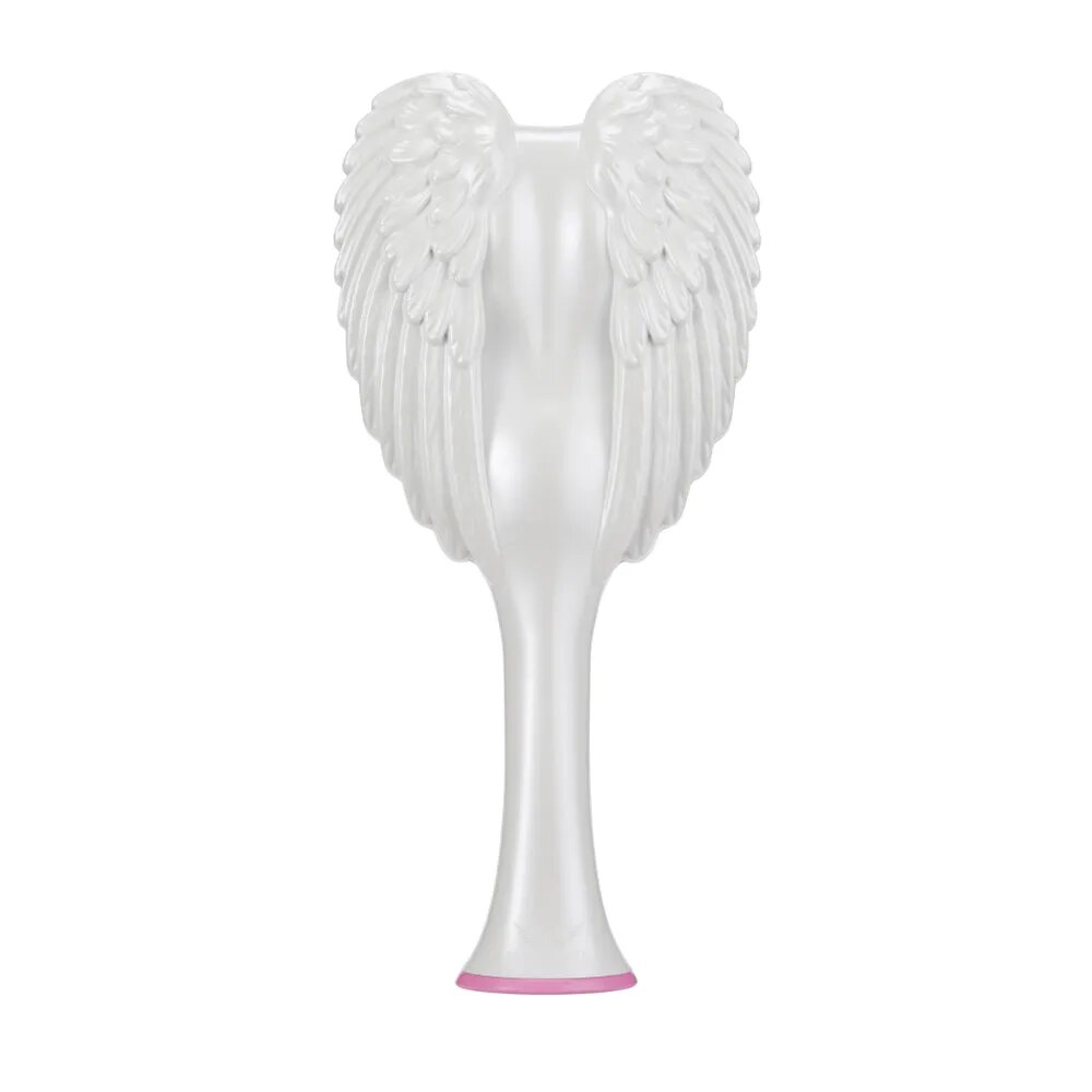 Массажная расческа детанглер для волос Tangle Angel Angel 2.0 Gloss White Pink
