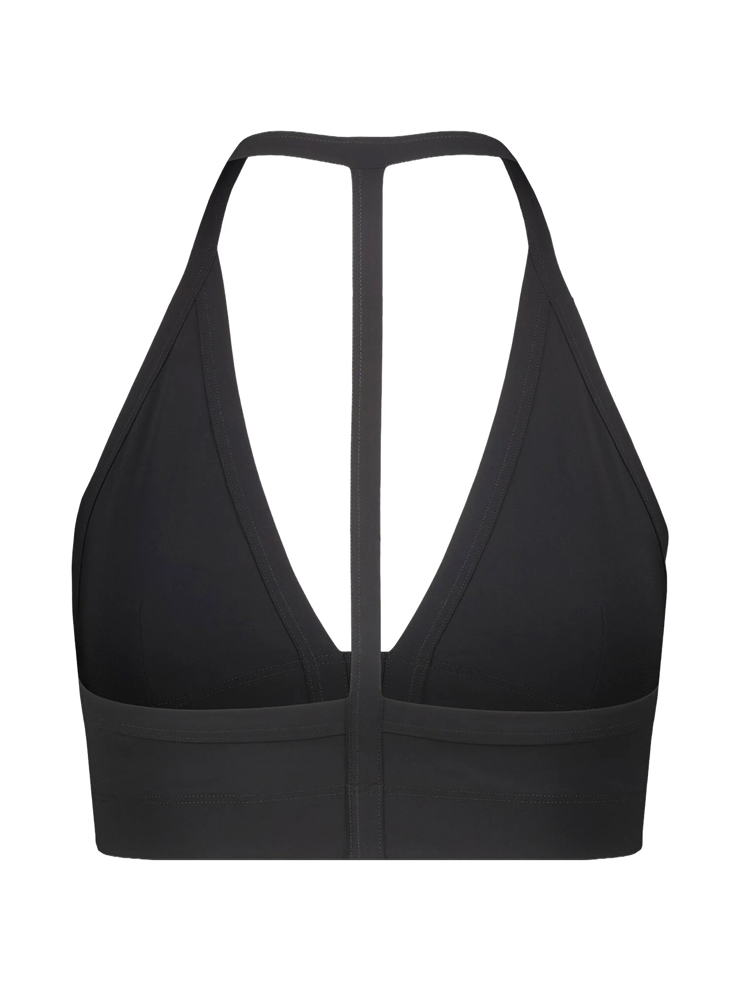 Купальник Rick Owens V-neck halter bikini top, размер 40, черный — фото 1