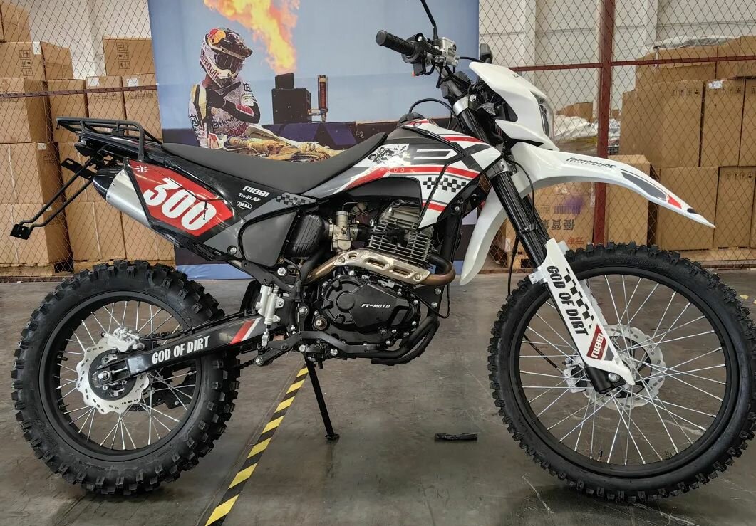 Эндуро мотоцикл EX-MOTO PR300 175FMN c балансировочным валом 300 кубов