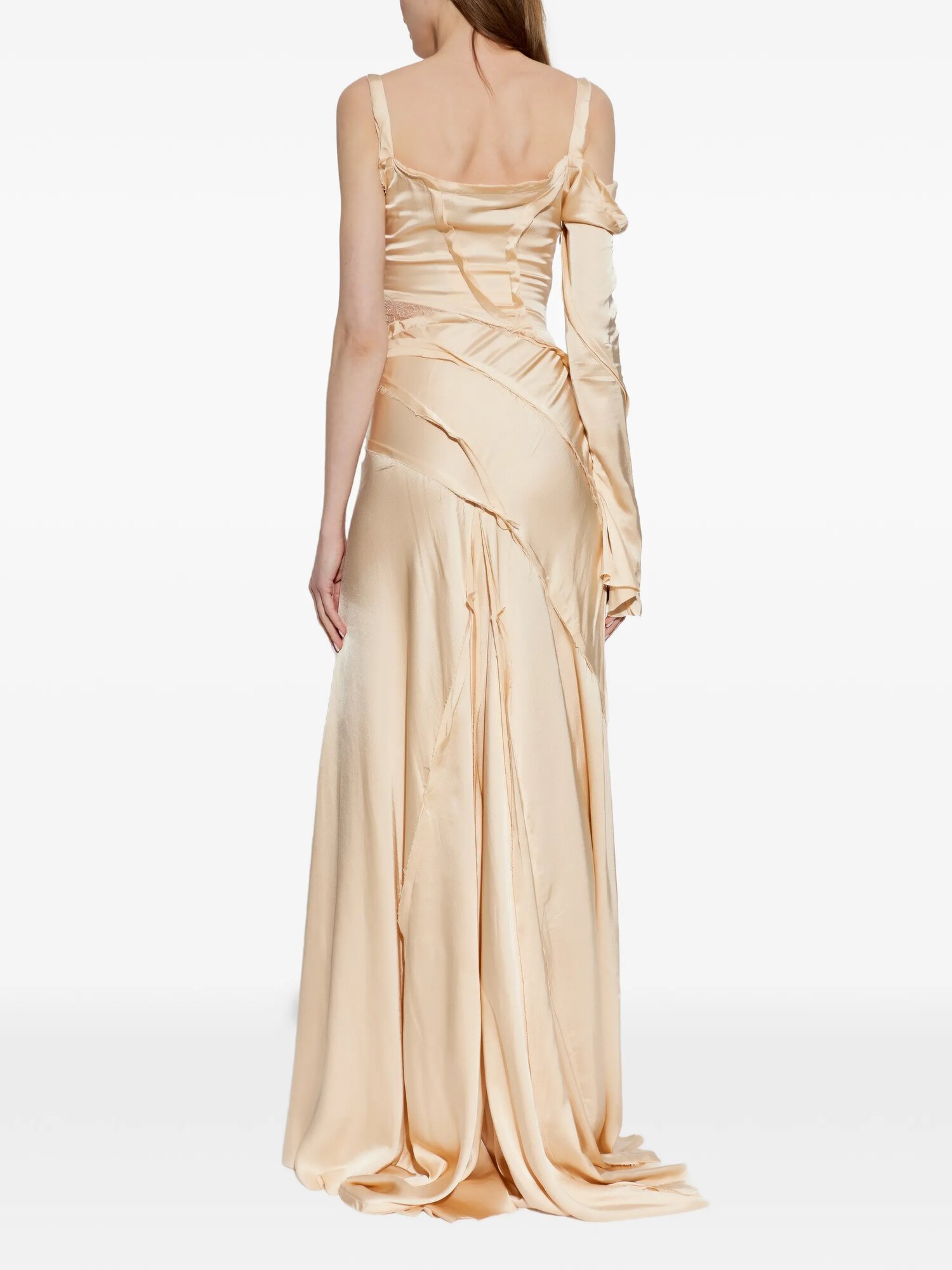 Платье Blumarine Satin dress, размер 40, разноцветный — фото 1