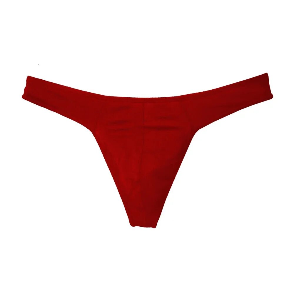 Красные мужские стринги XXXL, хлопковые трусы-бикини