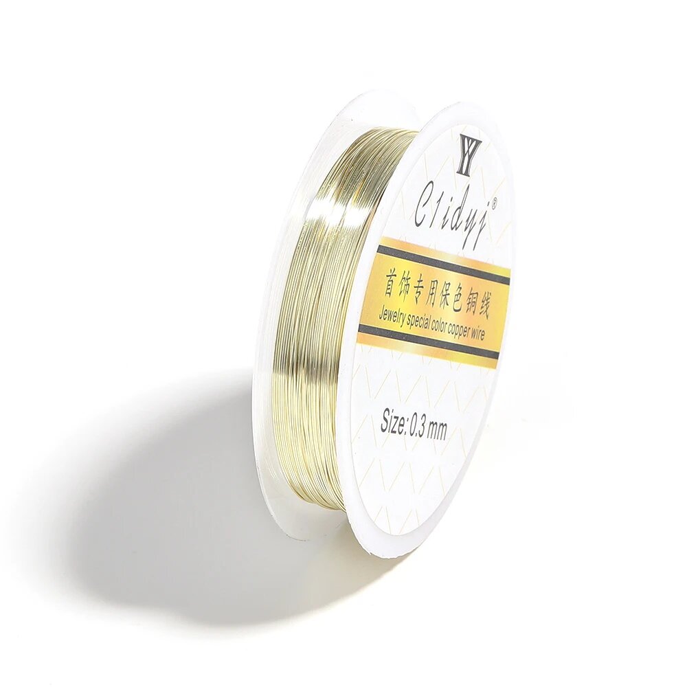 Медная проволока Light Gold 0.3mm x 15m