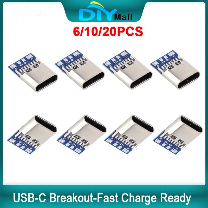 DIYmall Коммутационные платы USB-C 20PCS