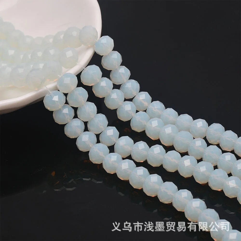 Бусины хрустальные Opal color 4 мм, 10 нитей