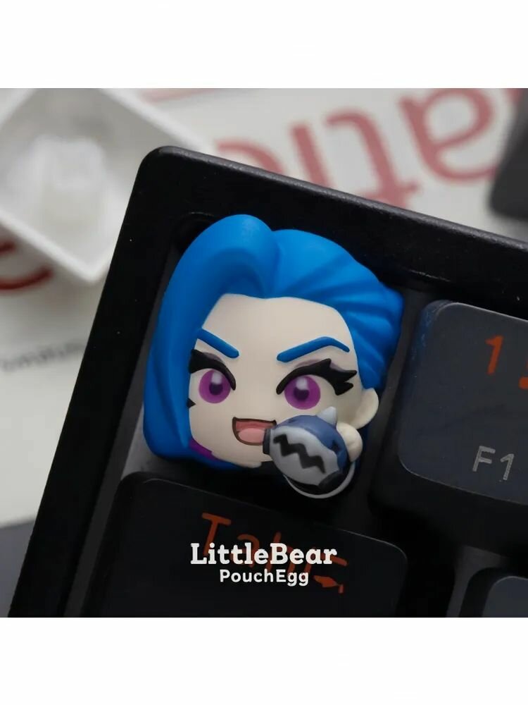Кейкапы для клавиатуры Лига Легенд: Джинкс 1 шт, League of Legends