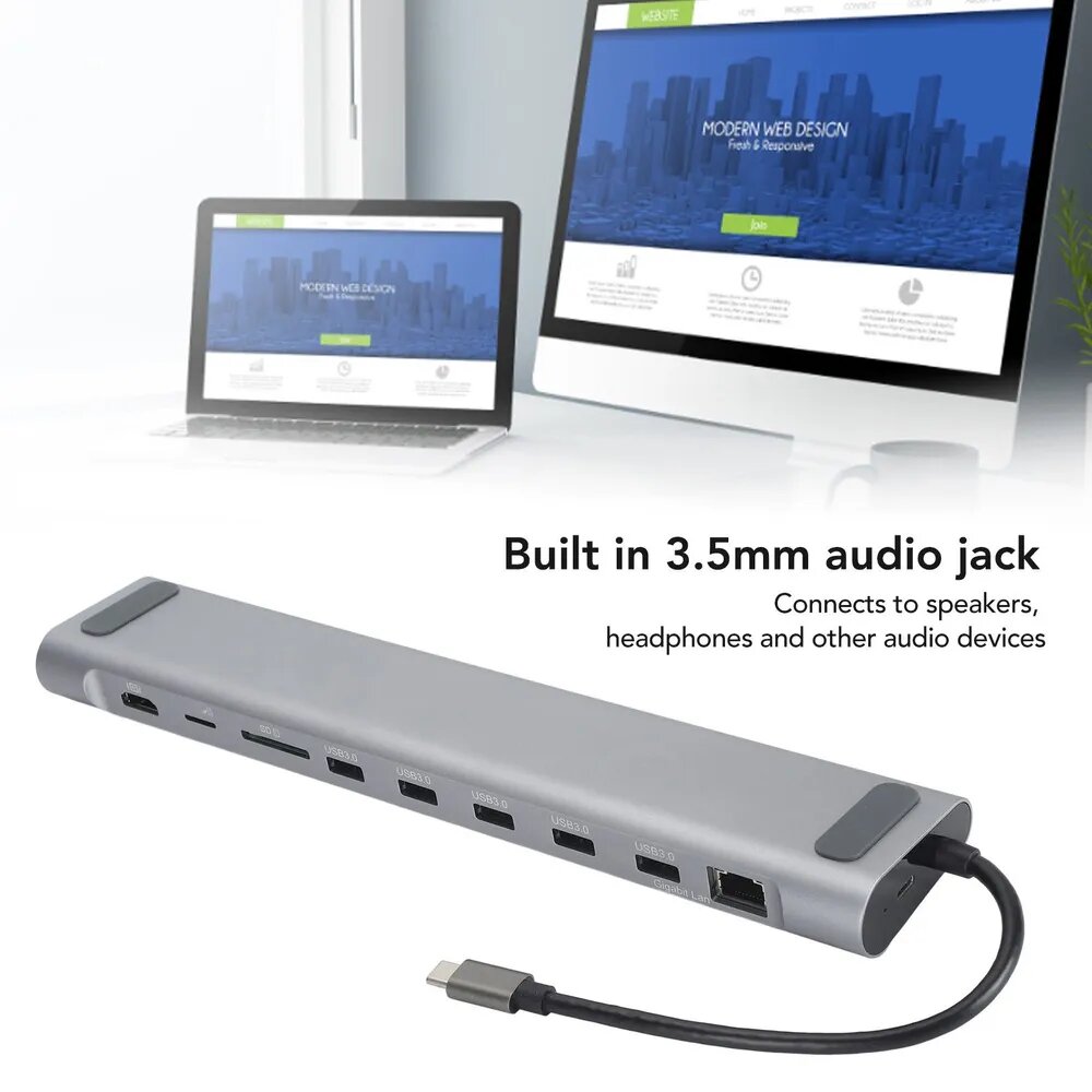 Удлинитель кабеля серый, USB 3.0, HDMI, Ethernet RJ45, для подключения колонок, наушников и других аудио устройств